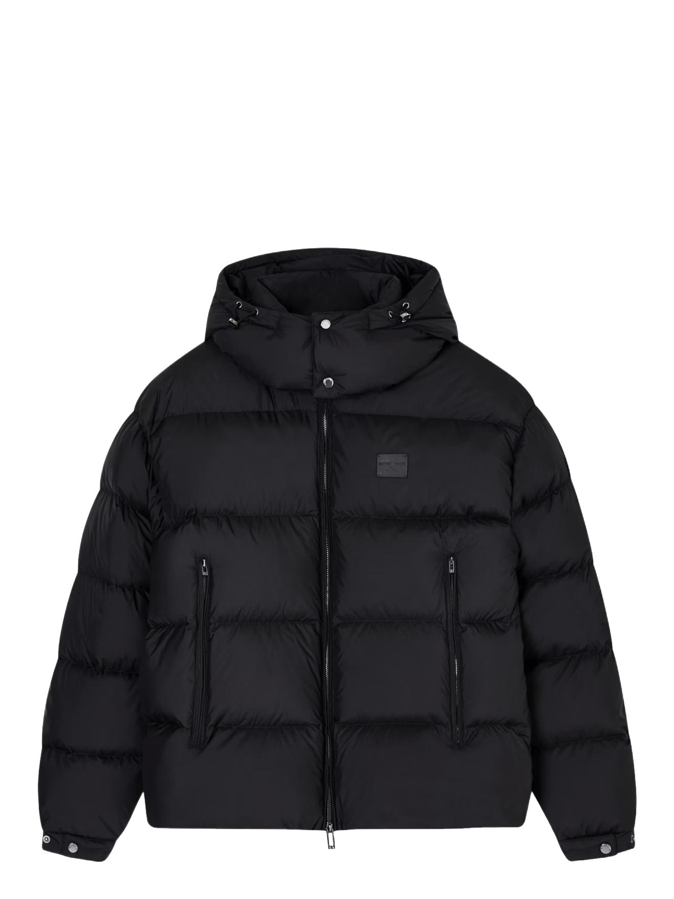 EMPORIO ARMANI Emporio Armani Zip-Up Hooded Down Jacket