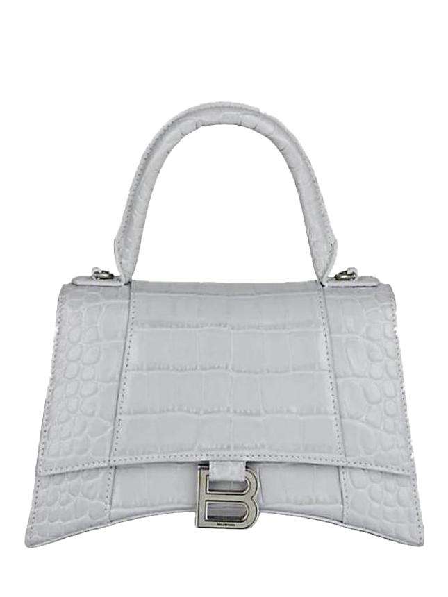 BALENCIAGA Medium Rodeo Croc-Embossed Handbag
