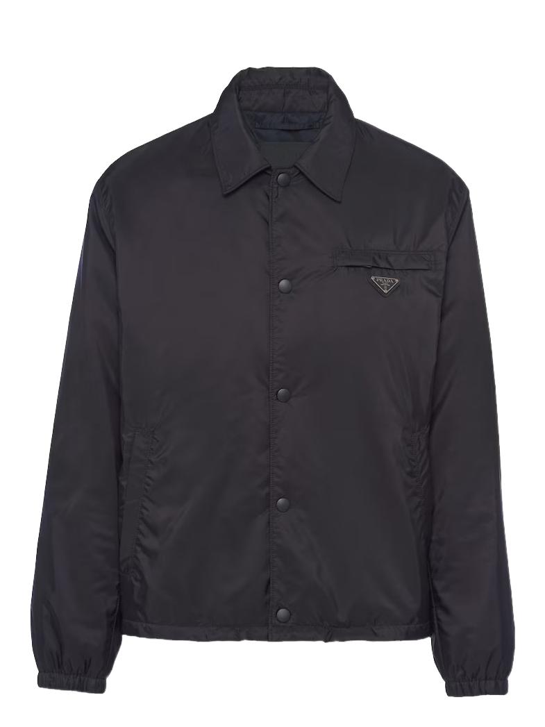 PRADA Prada Logo Plaque Blouson Jacket