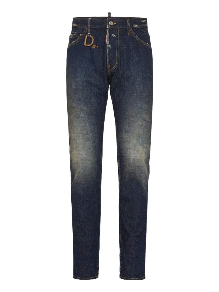 DSQUARED2 Dsquared2 Dark Wash Cool Guy Distressed Jeans