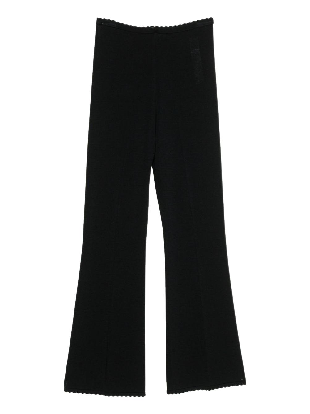 TWINSET Twinset Pleated Detailed Flared Trousers