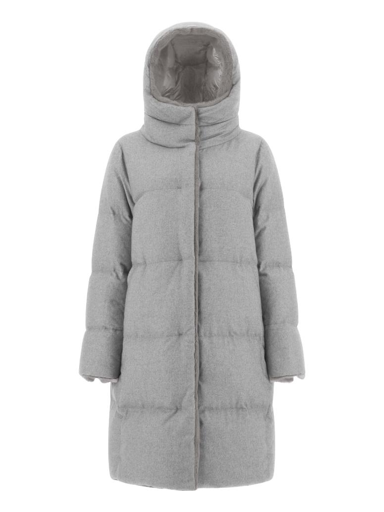 HERNO Herno Faux Fur-Lined Quilted Down Coat