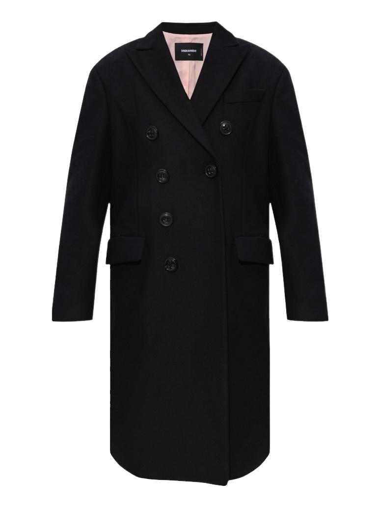 DSQUARED2 Dsquared2 Double-Breasted Virgin Wool Coat