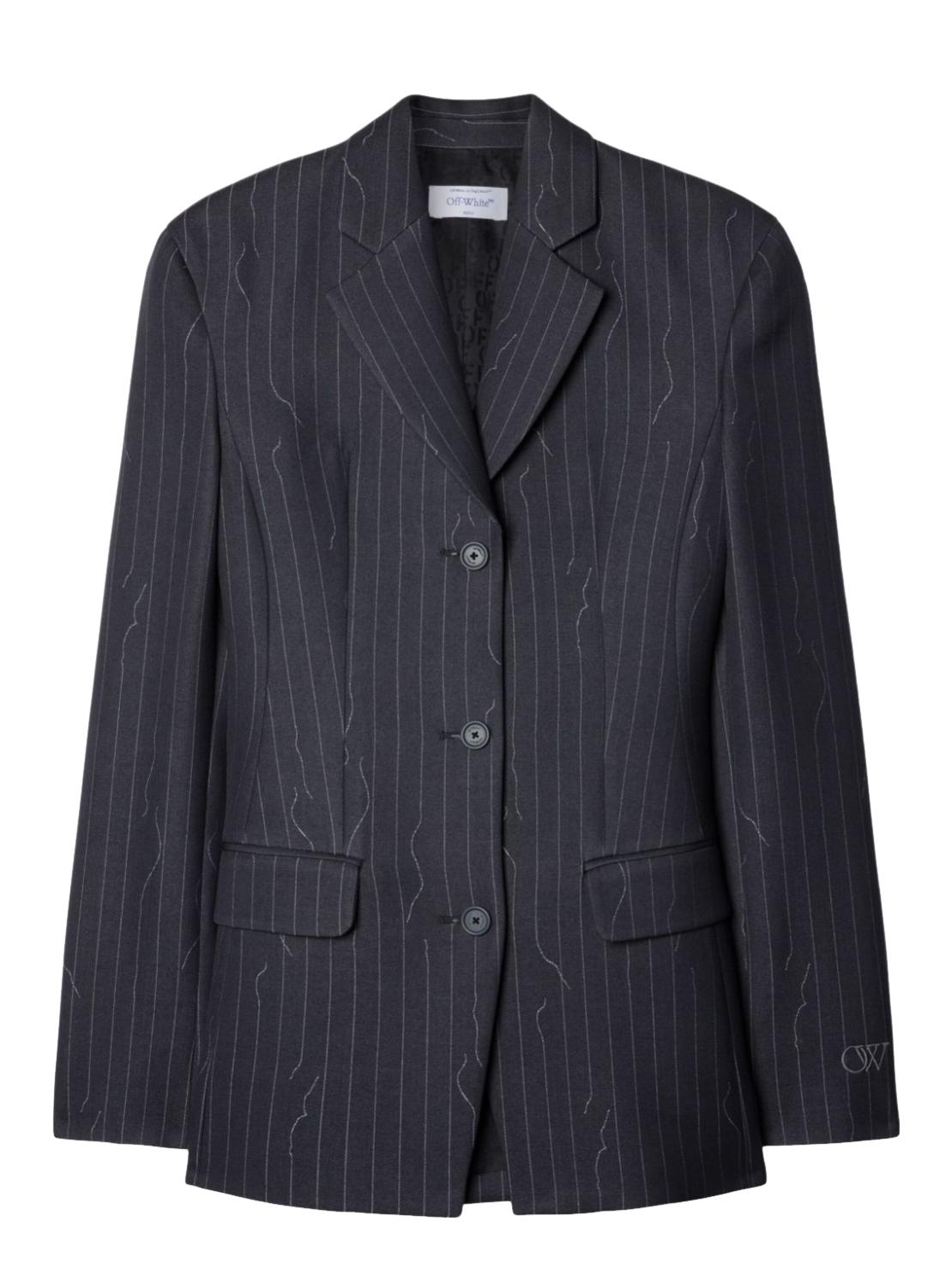 GIVENCHY Chalk Stripe Wool Slim Pants