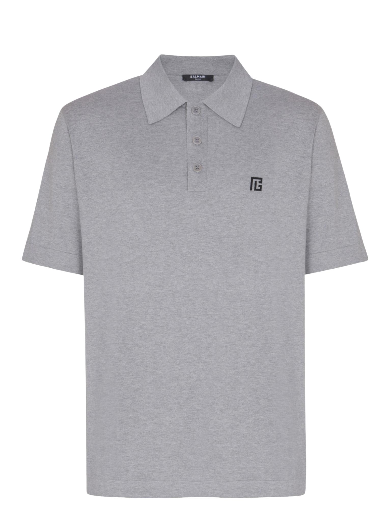 BALMAIN Balmain Embroidered Short-Sleeve Polo Shirt