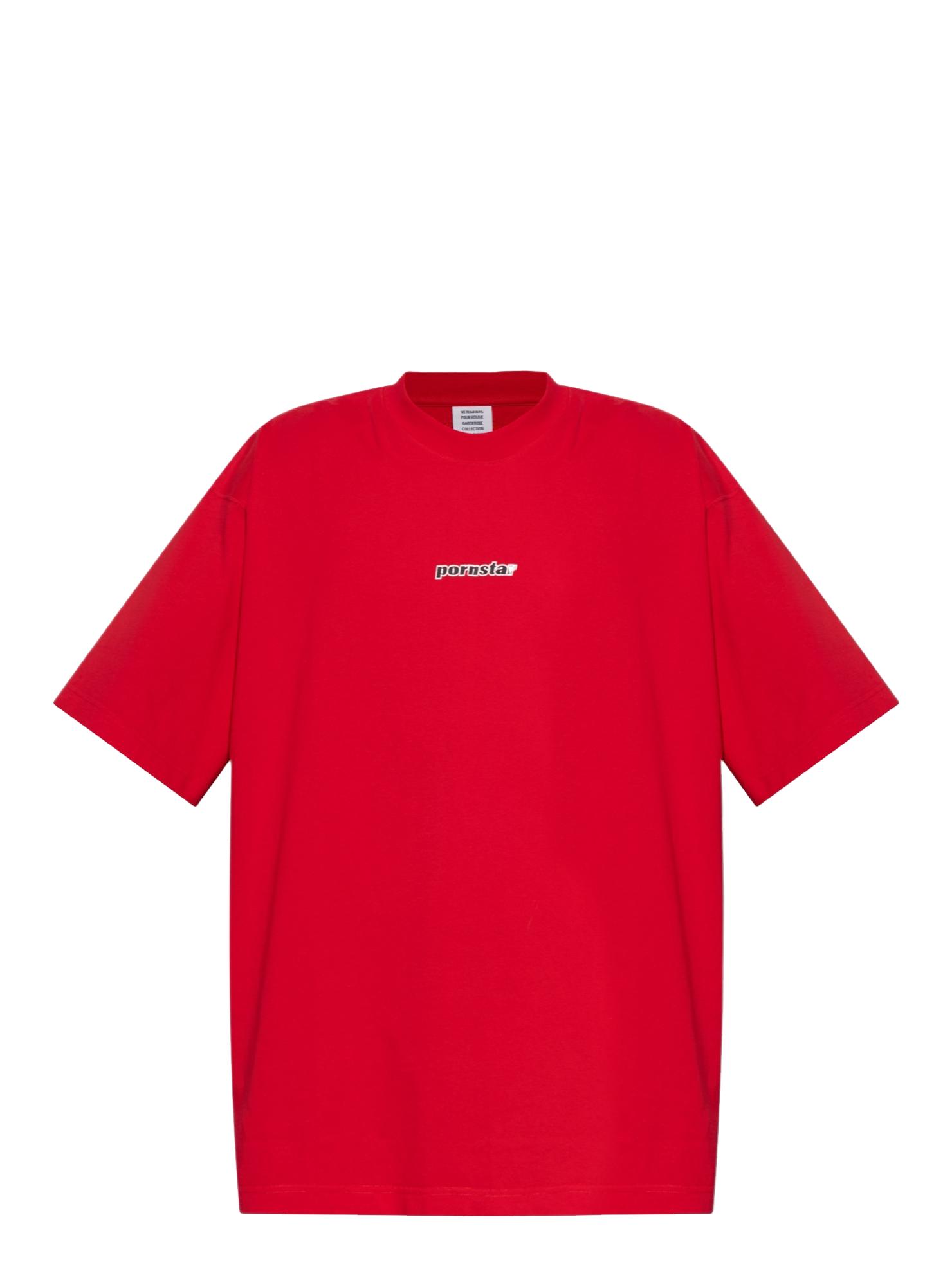 VETEMENTS Vetements Pornstar Printed Crewneck T-Shirt