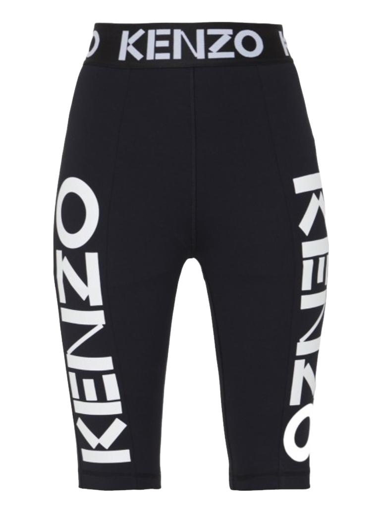 KENZO Kenzo Logo Printed Knee-Length Athletic Shorts