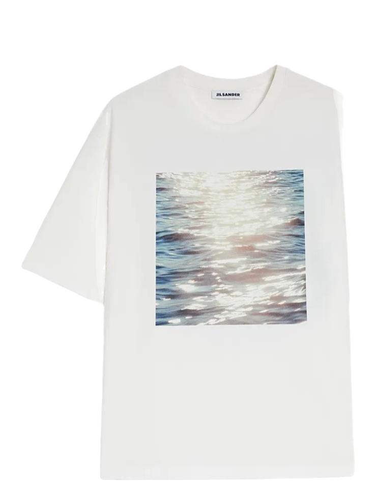 JIL SANDER ジルサンダー ワンダーラスト プロジェクト イメージプリント クルーネック Tシャツ