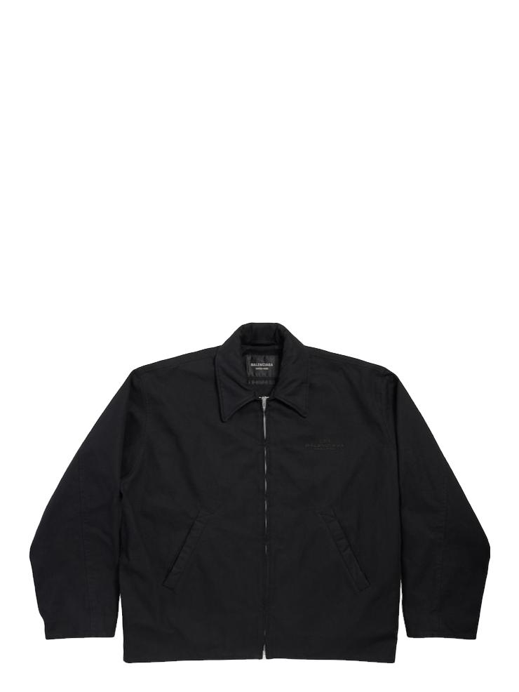 BALENCIAGA Balenciaga BB Garderobe Embroidered Zipped Jacket