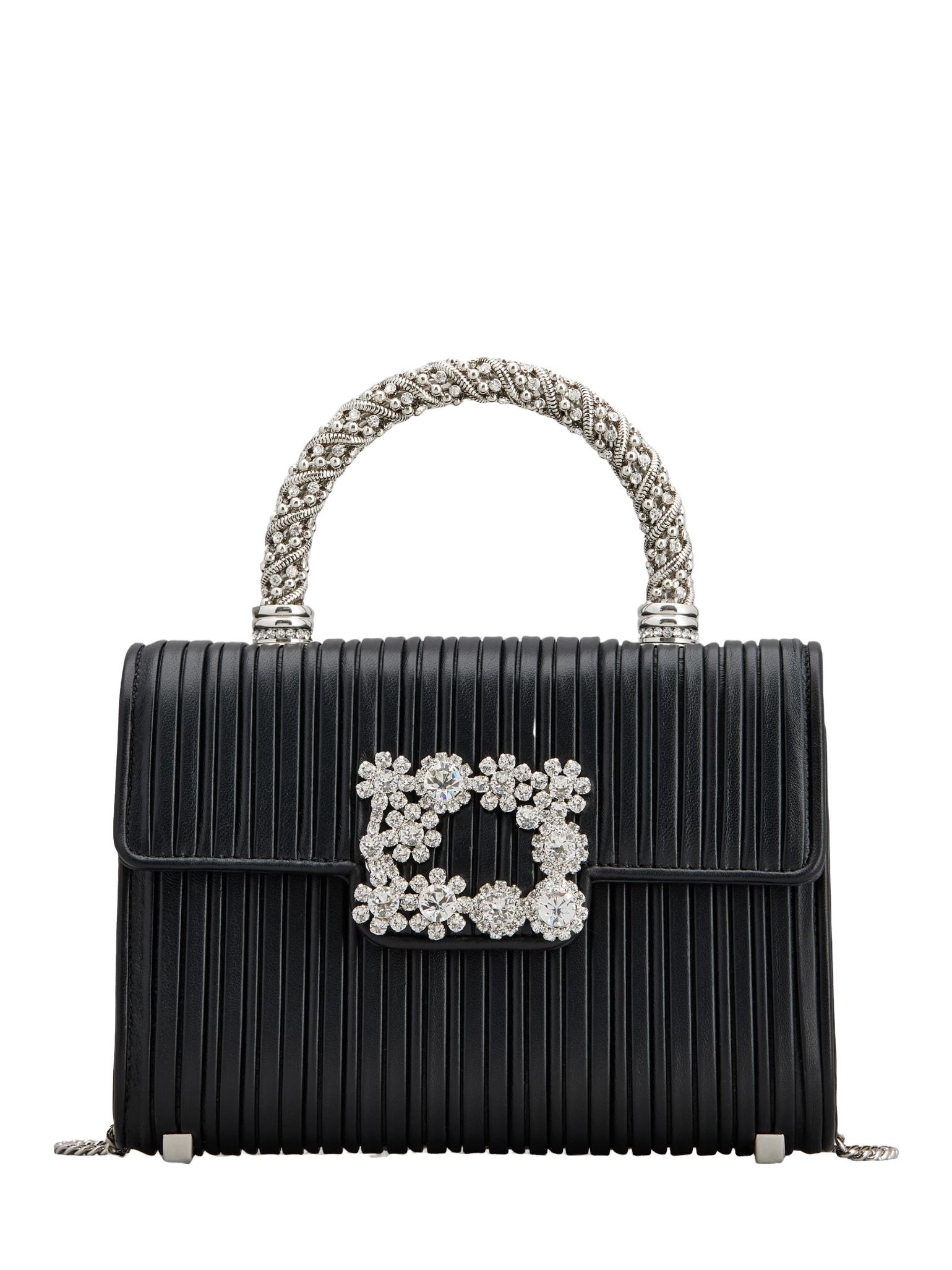 ROGER VIVIER Roger Vivier Jewel Efflorescence Mini Bag in Leather