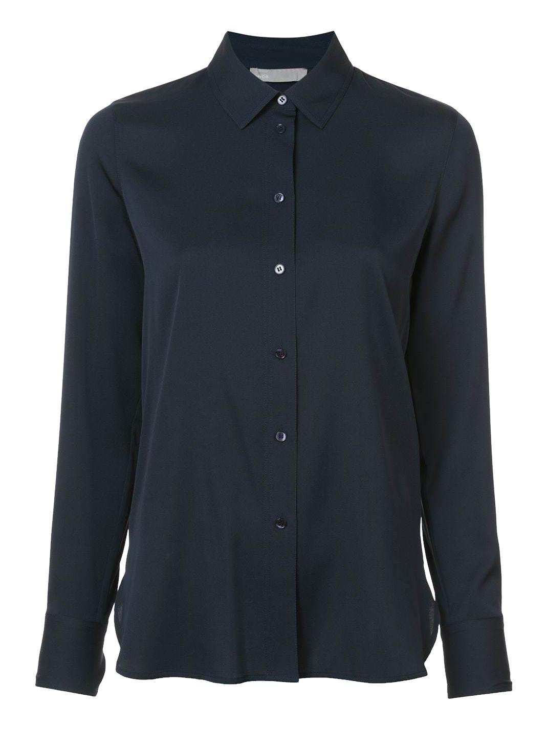 VINCE Vince Slim Fitted Buttoned Blouse