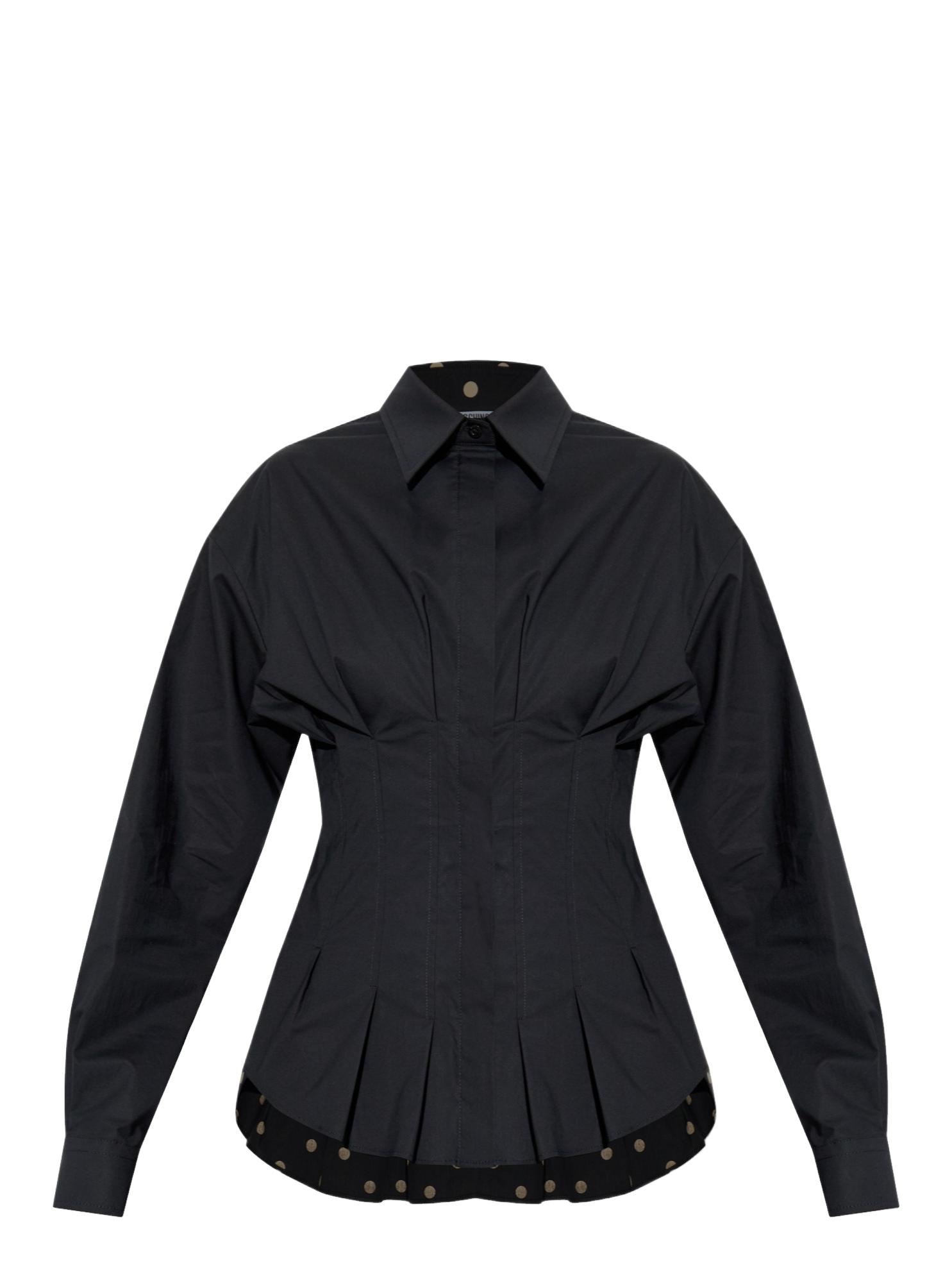 MOSCHINO Moschino Long Sleeve Shirt with Polka Dot Detail