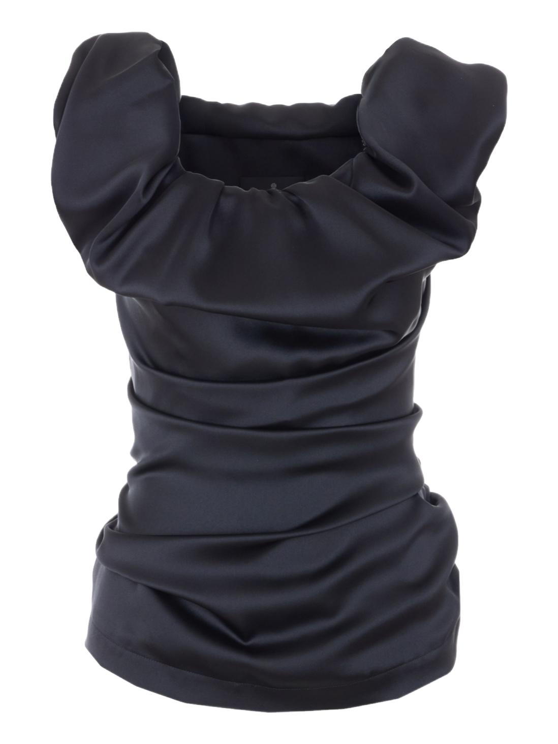VIVIENNE WESTWOOD Vivienne Westwood Ginnie Top - Draped Round Neck Sleeveless