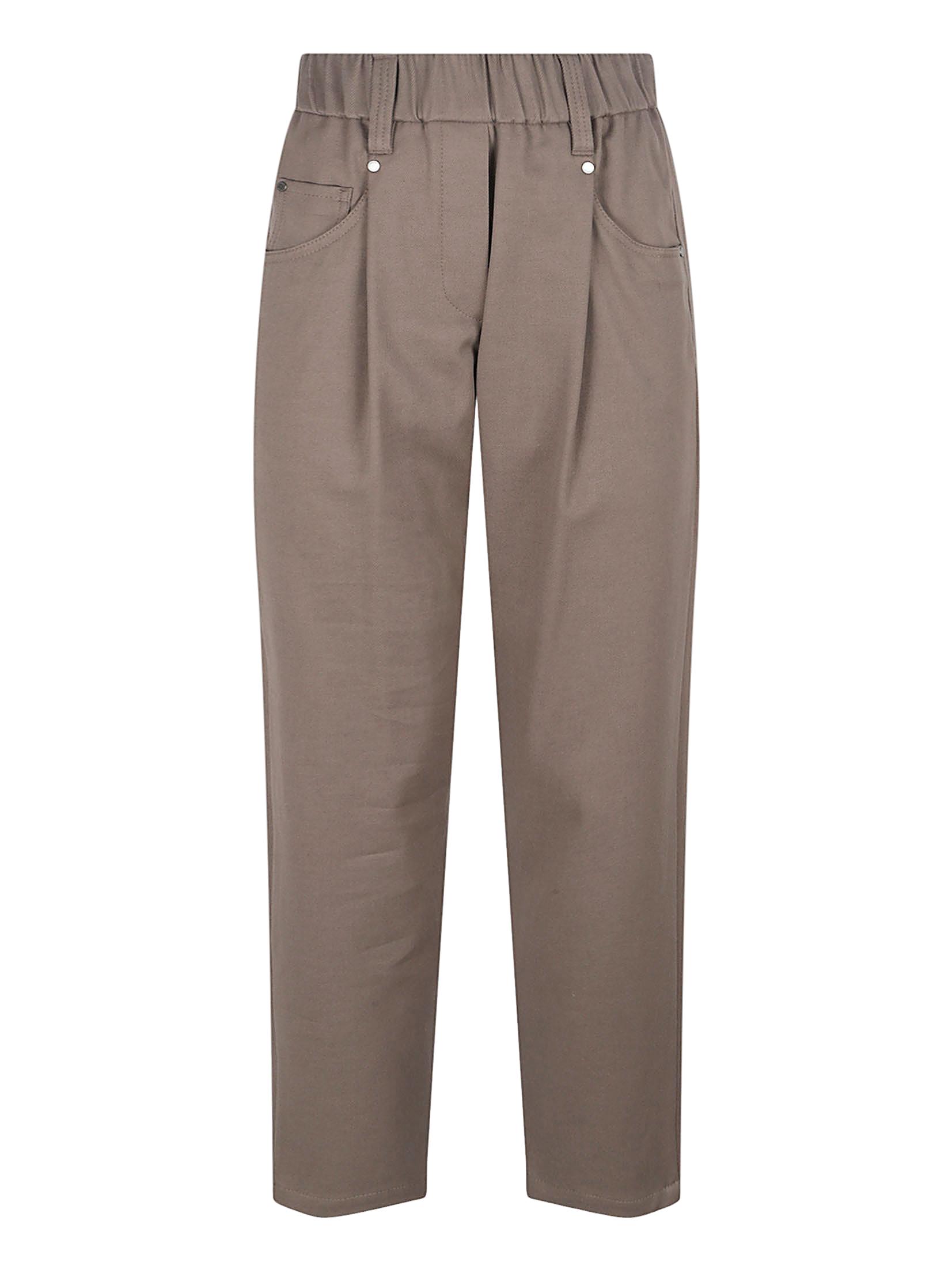 BRUNELLO CUCINELLI Brunello Cucinelli High-Waisted Straight Leg Trousers