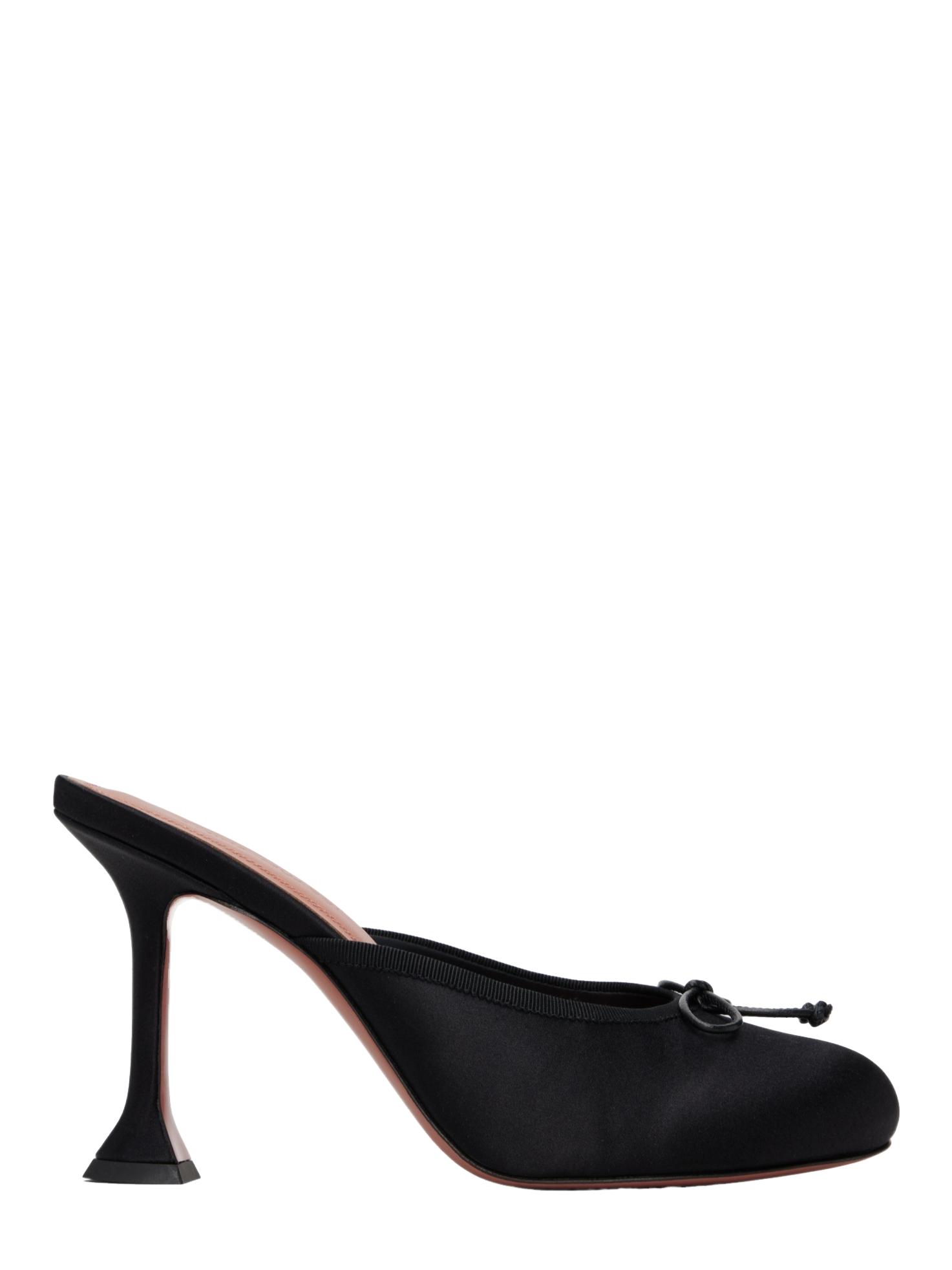AMINA MUADDI Amina Muaddi Lila Bow-Tie High-Heeled Mules