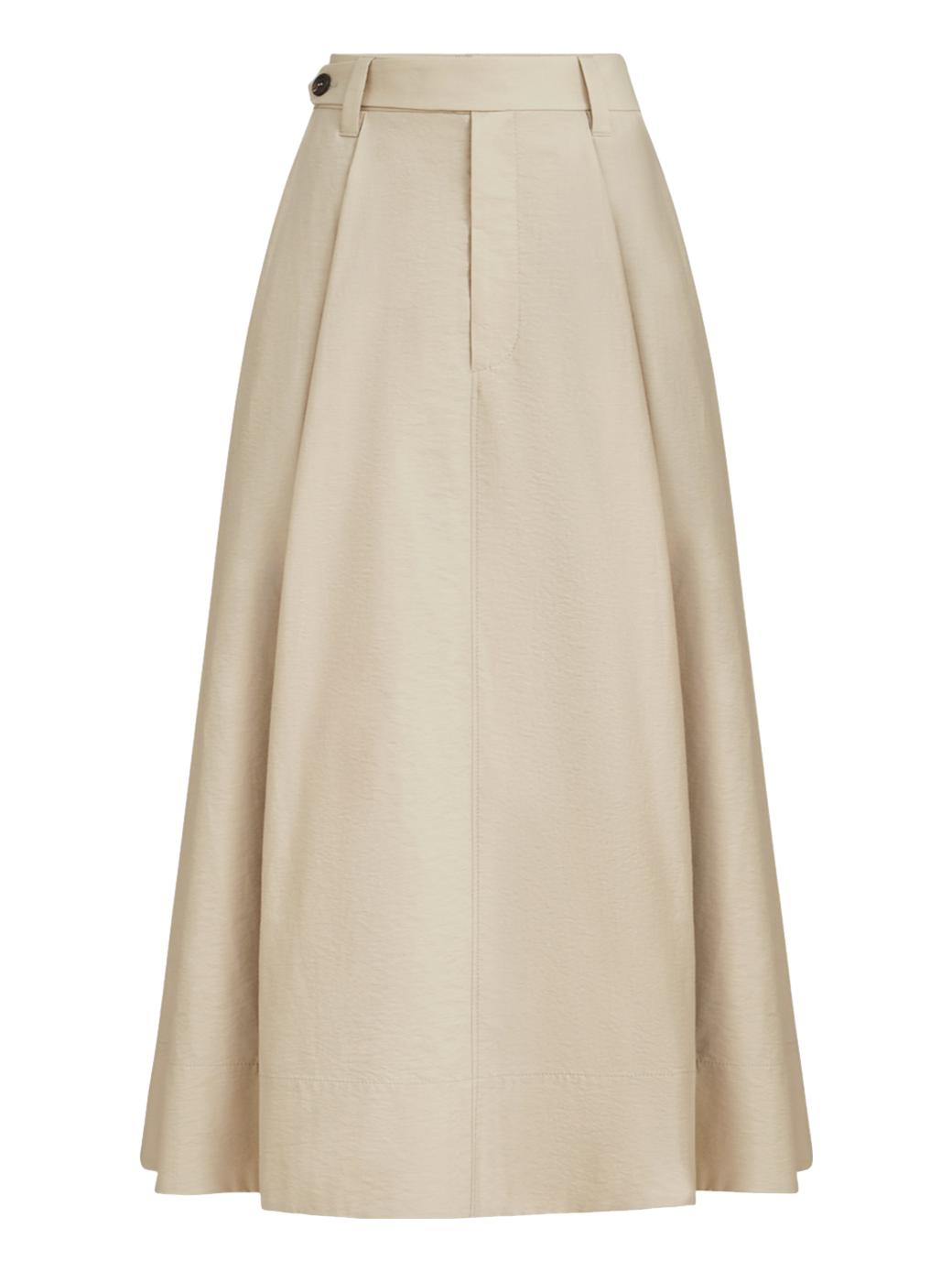 BRUNELLO CUCINELLI Brunello Cucinelli Poplin Sartorial Skirt