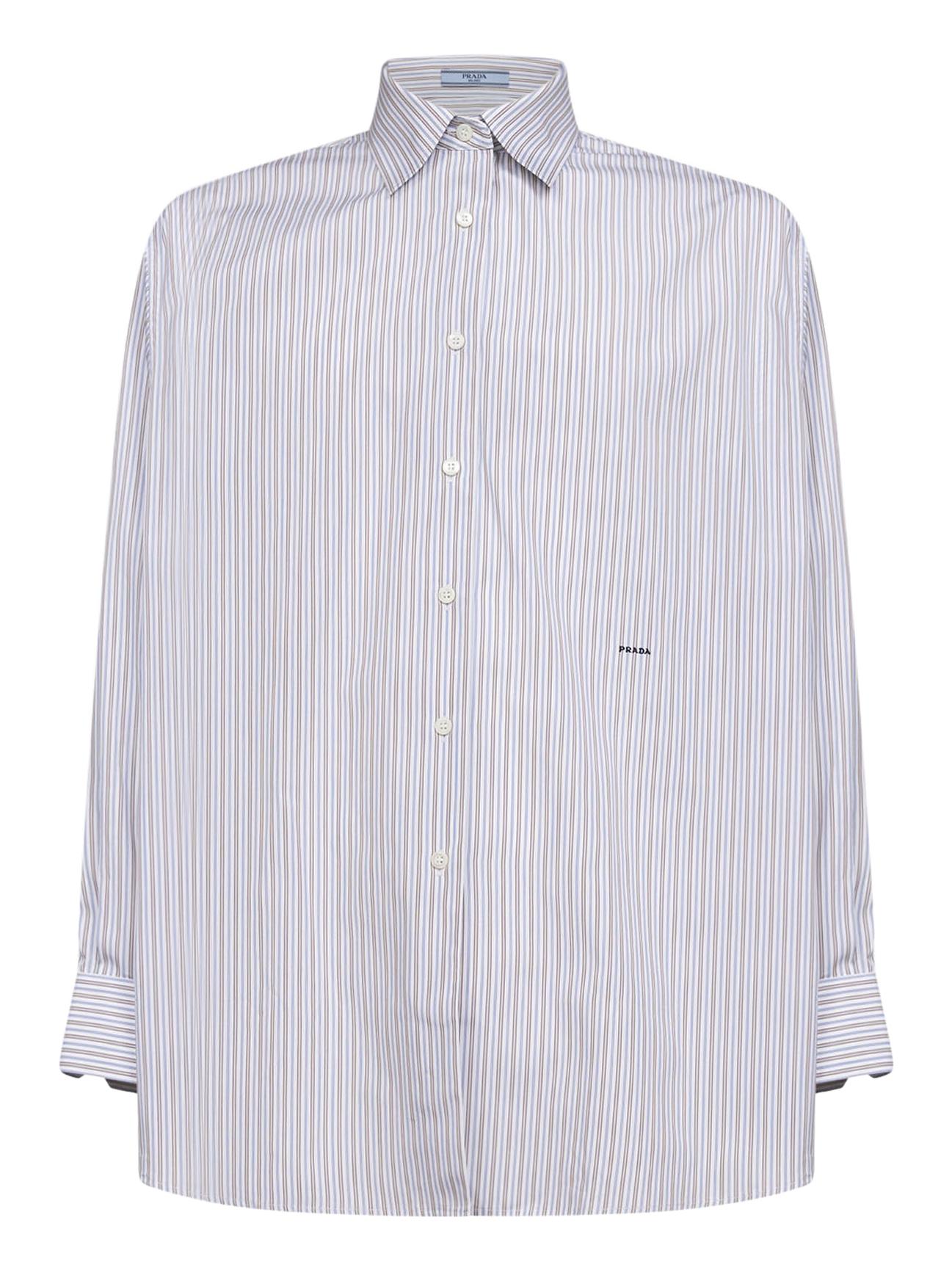 PRADA Prada Striped Long Sleeve Shirt