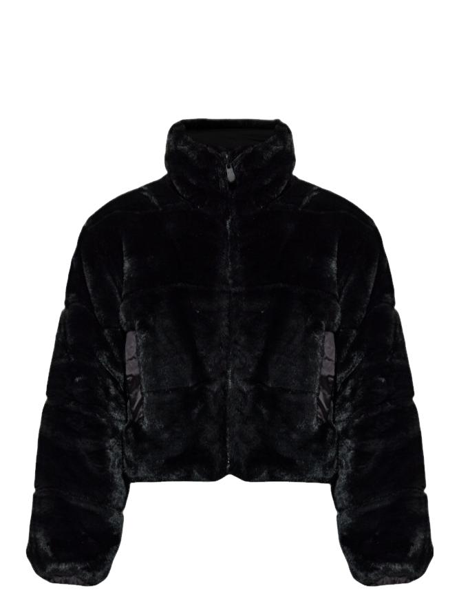 SAVE THE DUCK Save The Duck Yuki High Neck Faux Fur Jacket