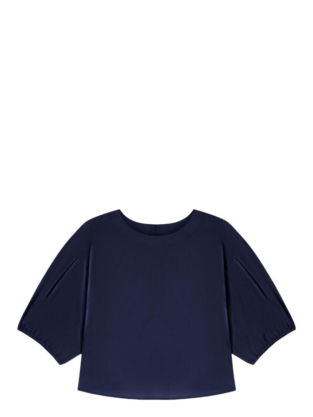 EMPORIO ARMANI Emporio Armani Puff-Sleeve Poplin Blouse