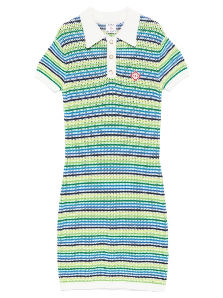 Polo Ralph Lauren Collared Terry Mini Dress - White | Editorialist