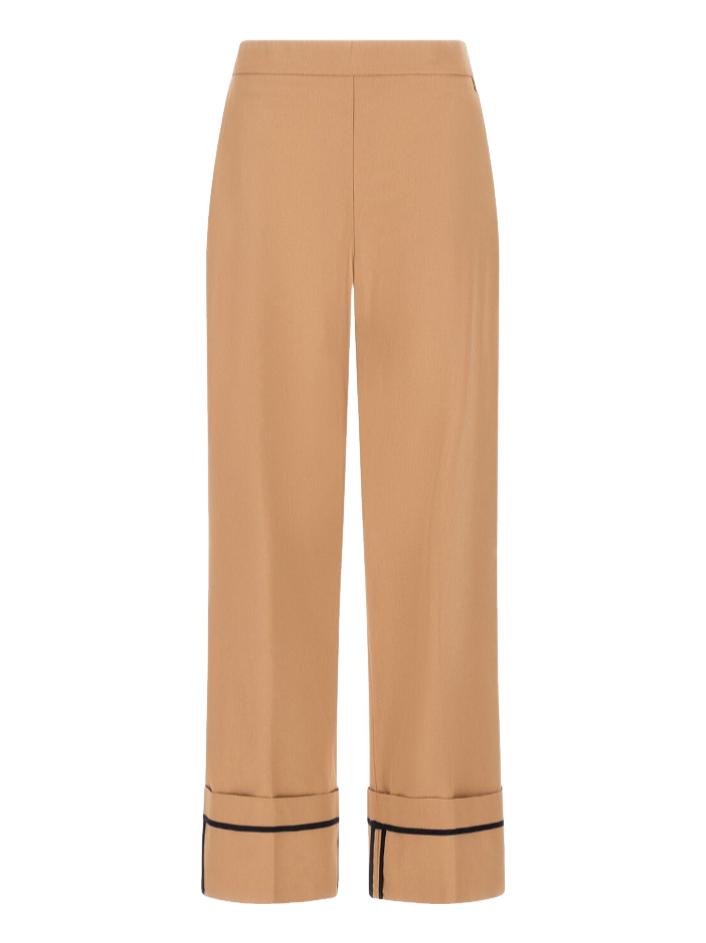HERNO Herno Elasticated Waist Trousers with Turn-up Cuffs