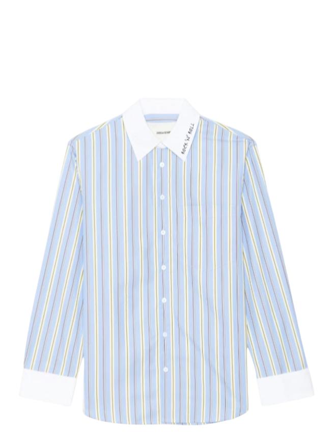 ZADIG&VOLTAIRE Zadig & Voltaire Morning Striped Long Sleeve Shirt