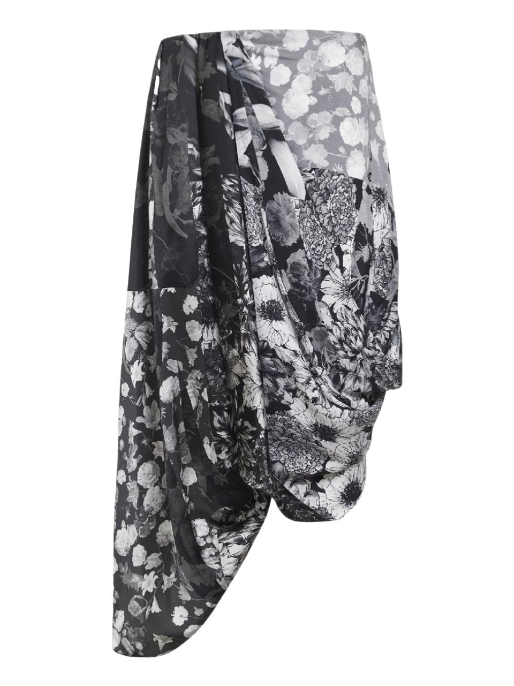 LIU JO LIU JO Floral Jacquard Drawstring Blouse
