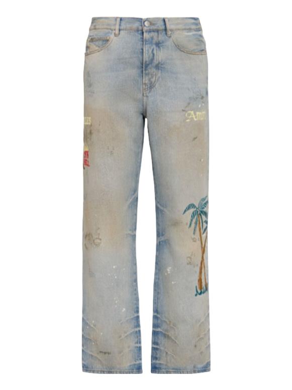 AMIRI Amiri Sinner Embroidered Jeans