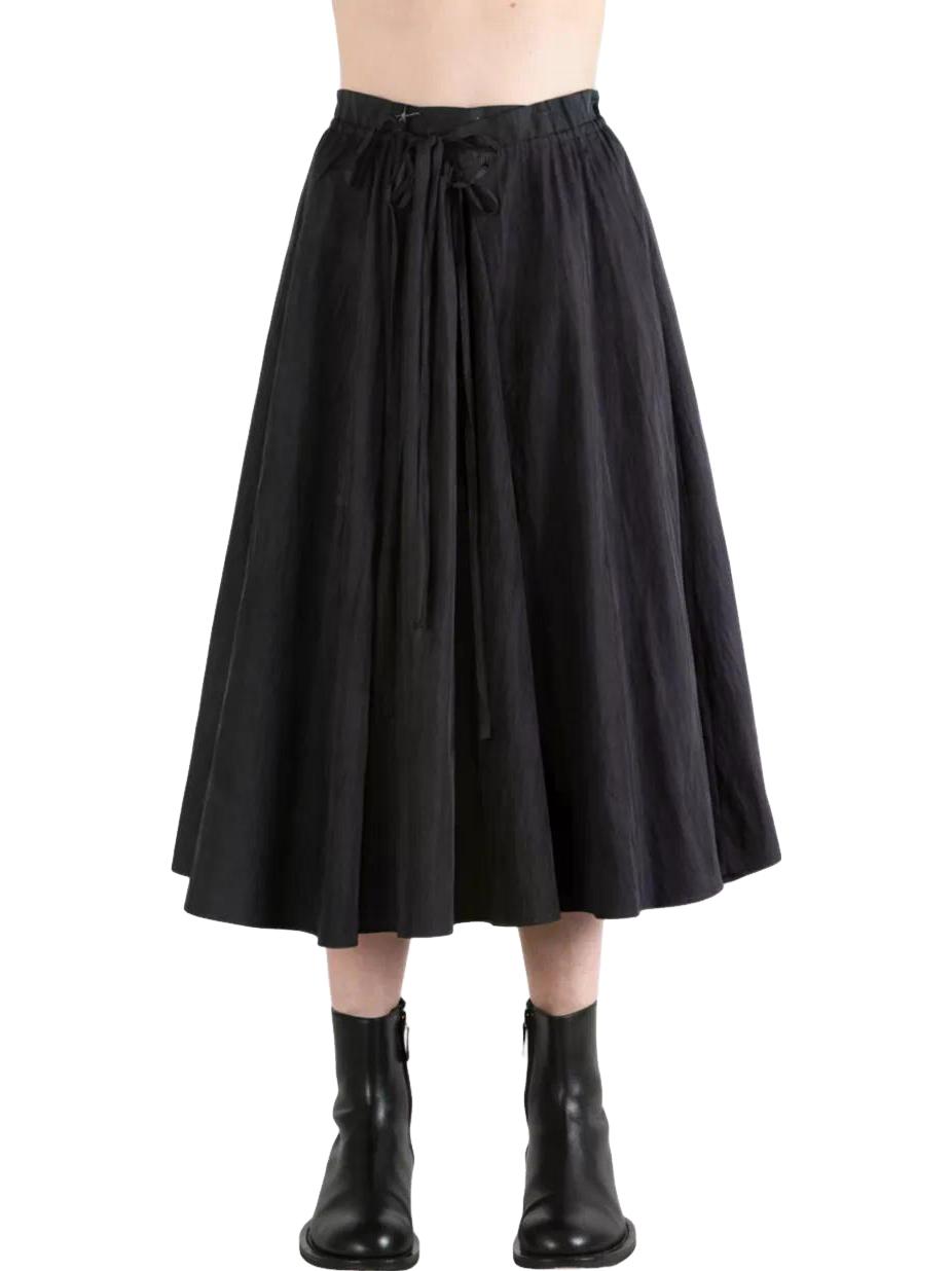 STUDIO NICHOLSON Studio Nicholson Tie-Fastening Pleated Skirt