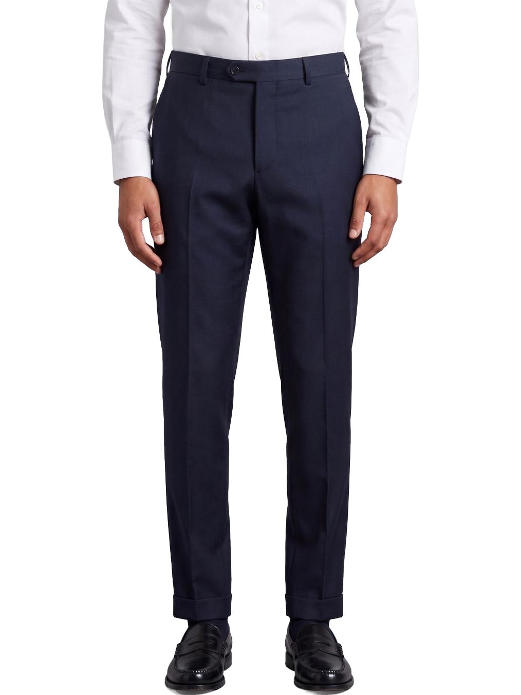 INCOTEX Incotex Slim Fit Tailored Trousers in Pure Virgin Wool
