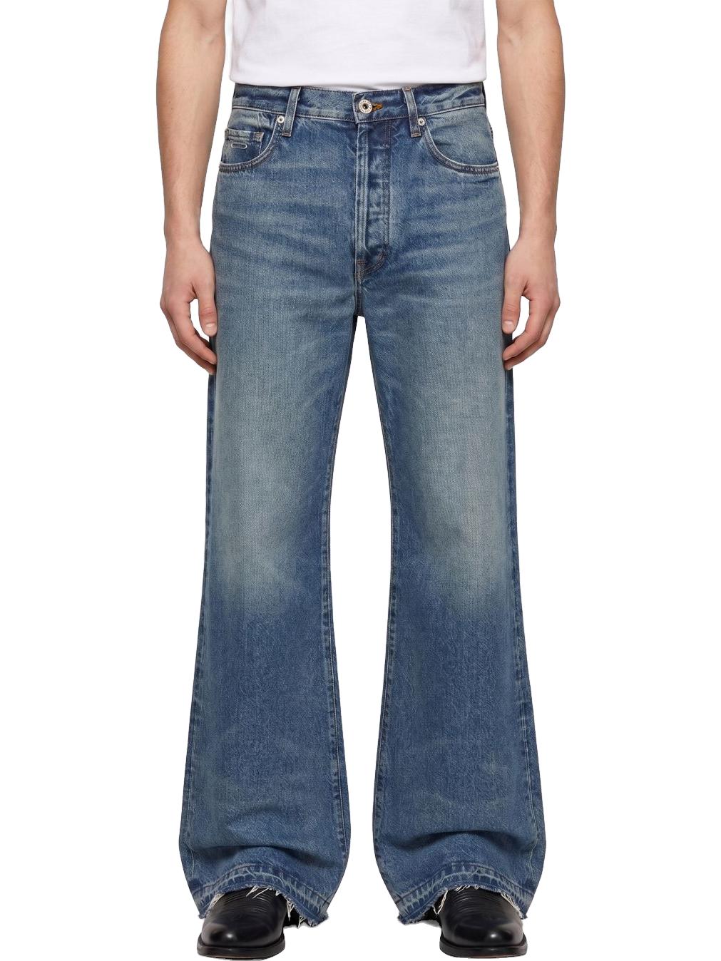 GALLERY DEPT. Gallery Dept. Mid-Rise Flared Cotton Denim Jeans
