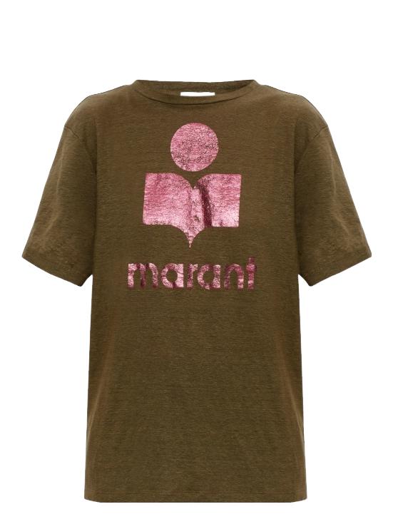 ISABEL MARANT ÉTOILE Isabel Marant Etoile Zewel Logo Printed Crewneck T-shirt