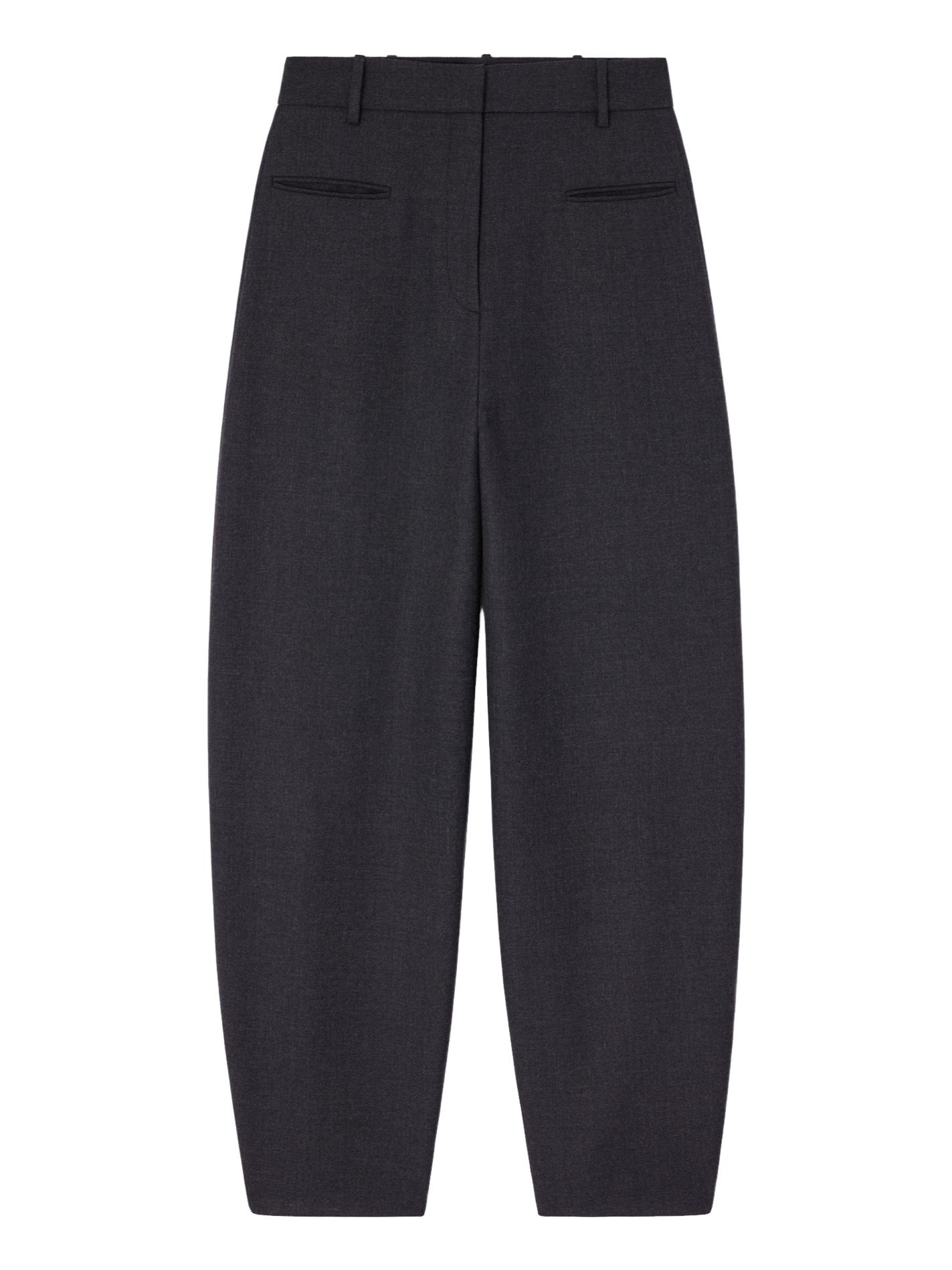 GANNI Ganni Grey Wool Suiting Trousers
