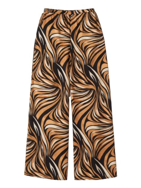 TWINSET Printed Wide-Leg Pants