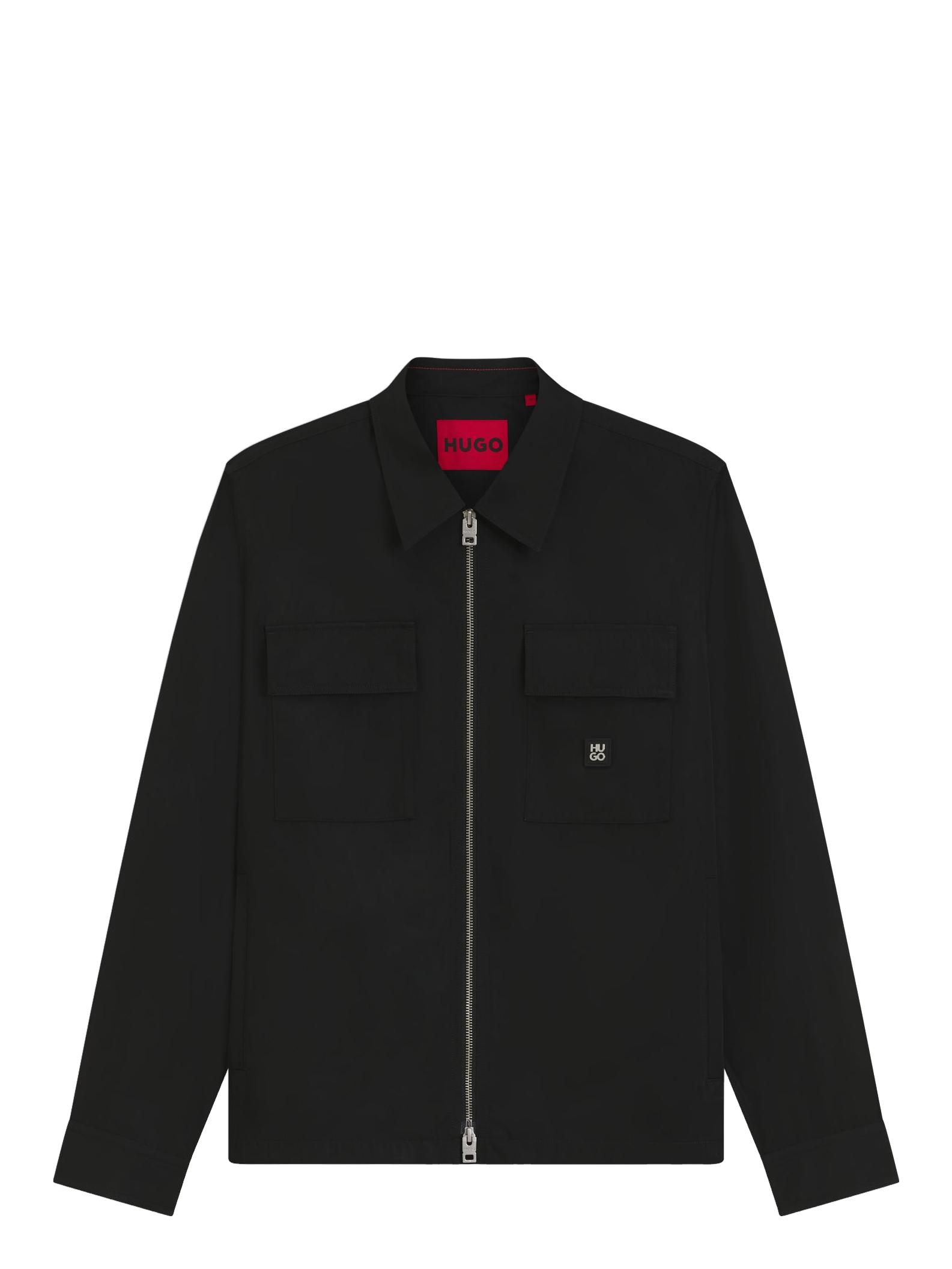 HUGO oversized-fit shirt with zipper closure