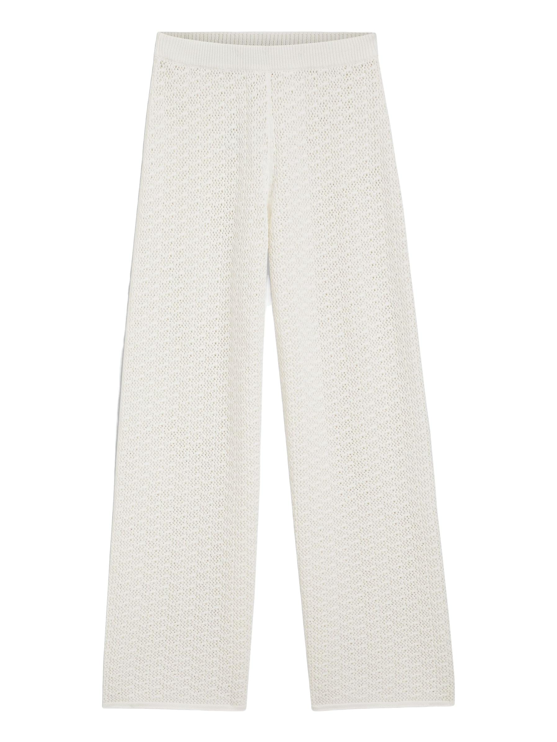 BOSS BOSS Cotton Knit Pants with Micro-Lace Structure