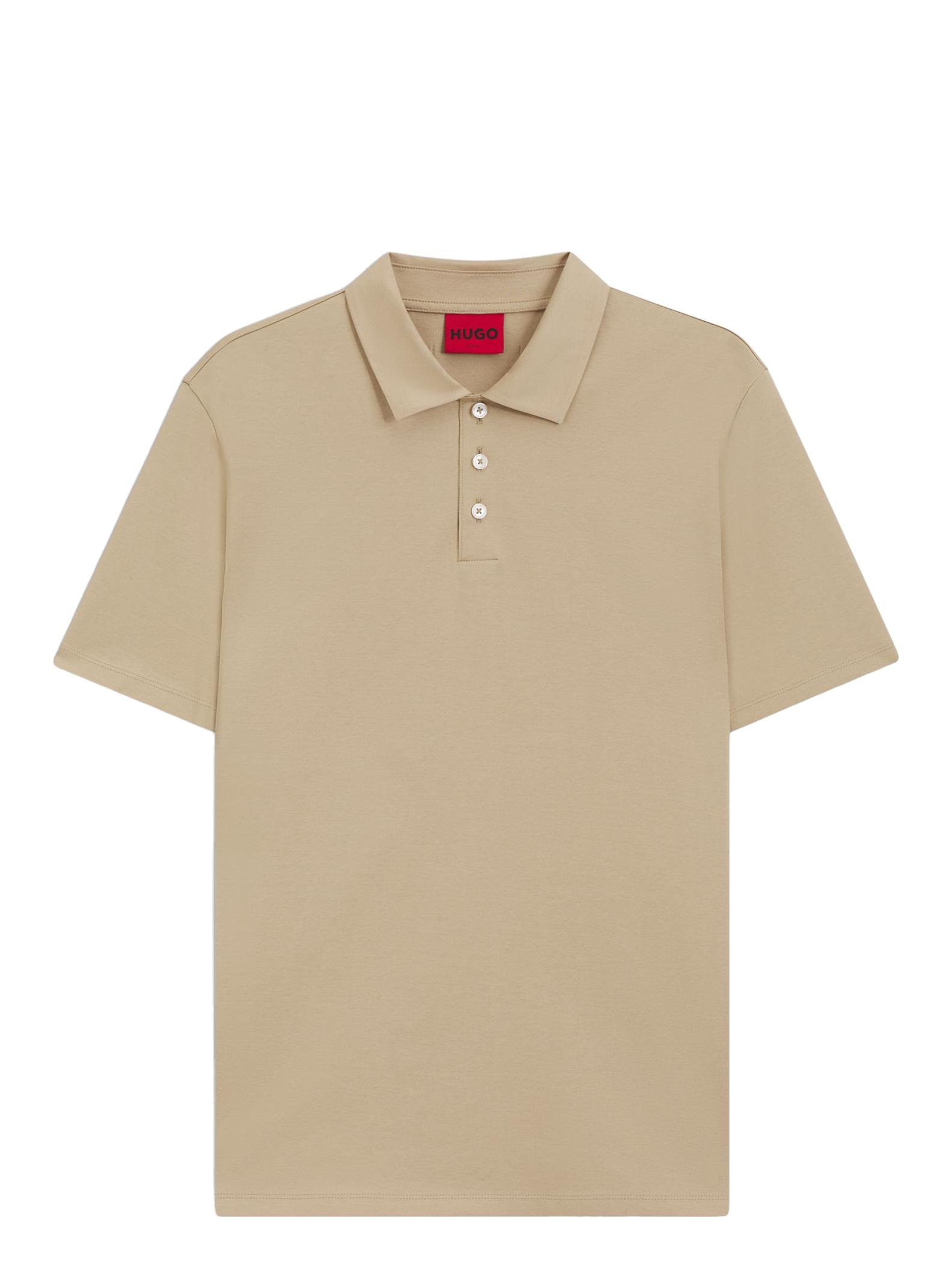 HUGO slim-fit polo in mercerized cotton