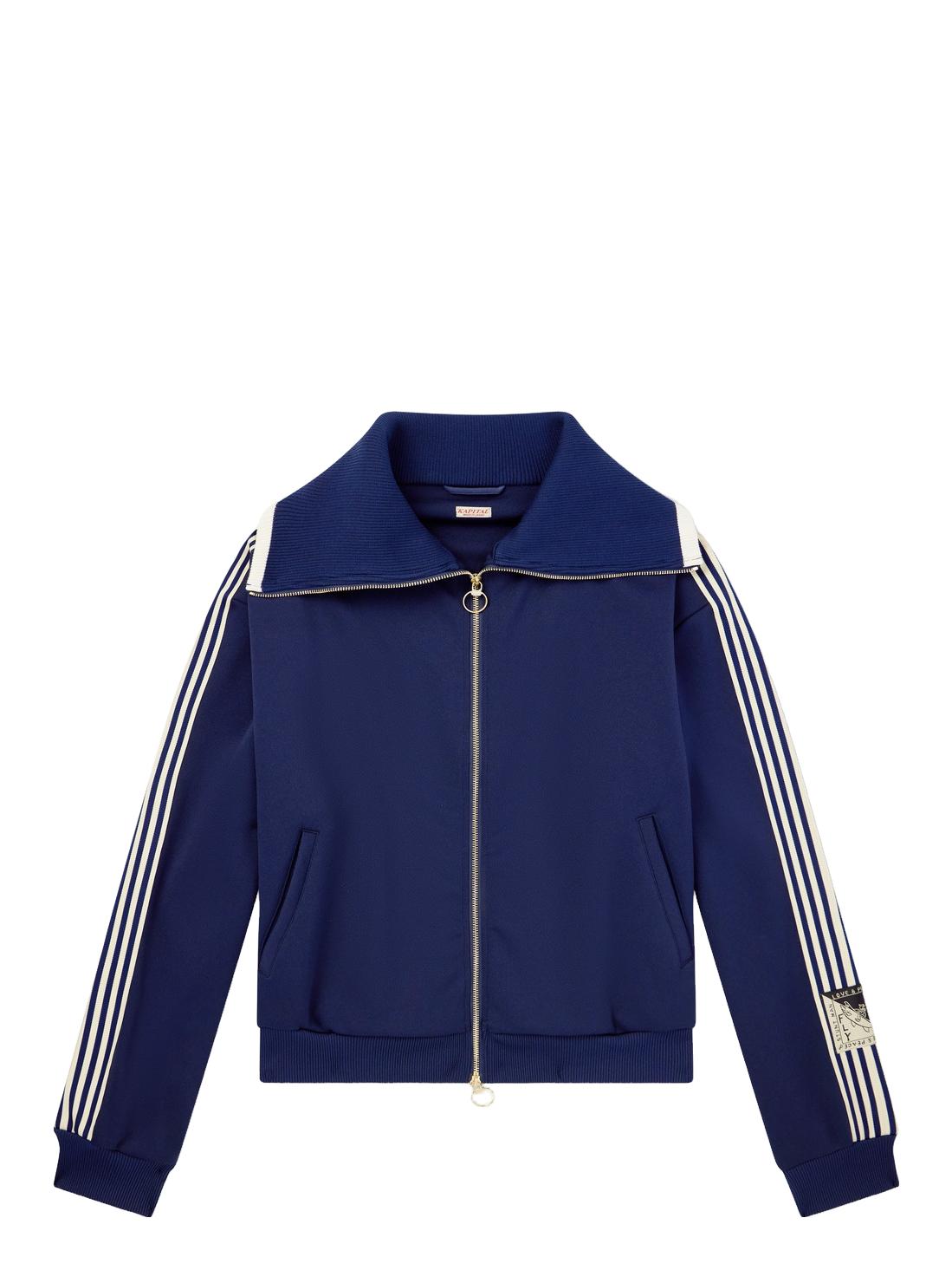 Y3 Refined Wool 3-Stripe Track Top In Black - 45% Off | Editorialist