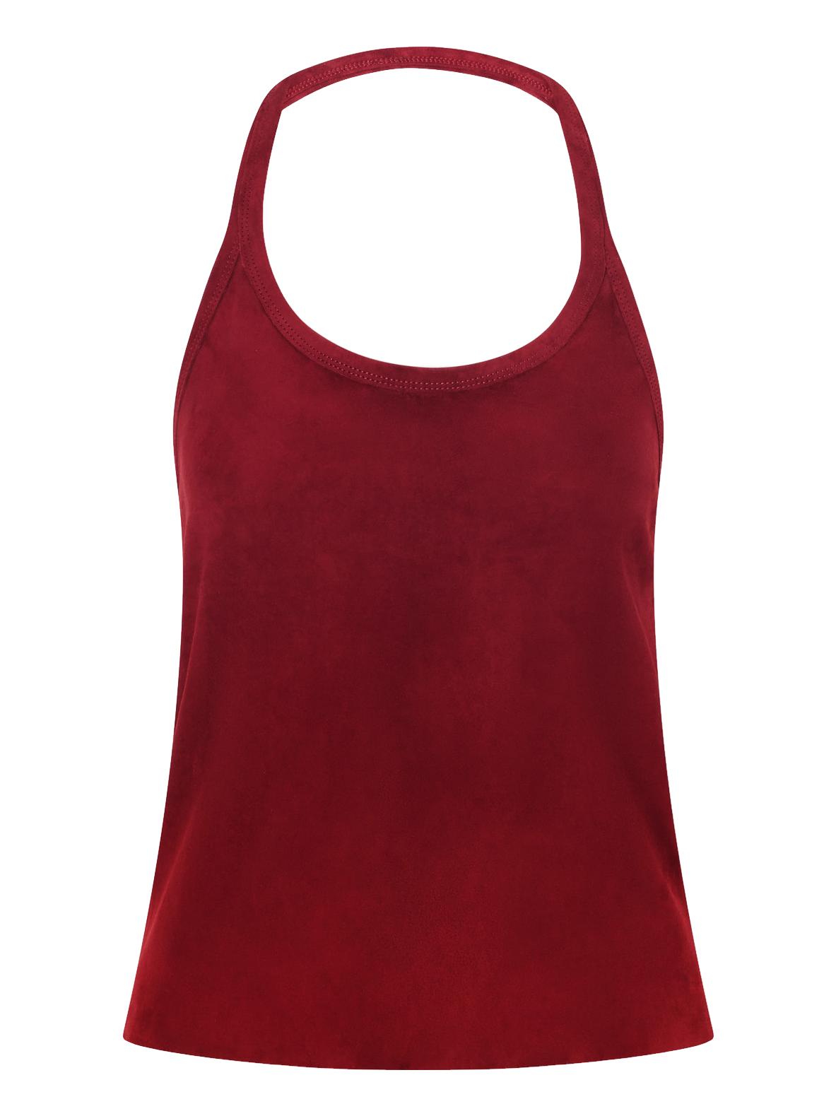 STOULS STOULS Halterneck Tank in Suede