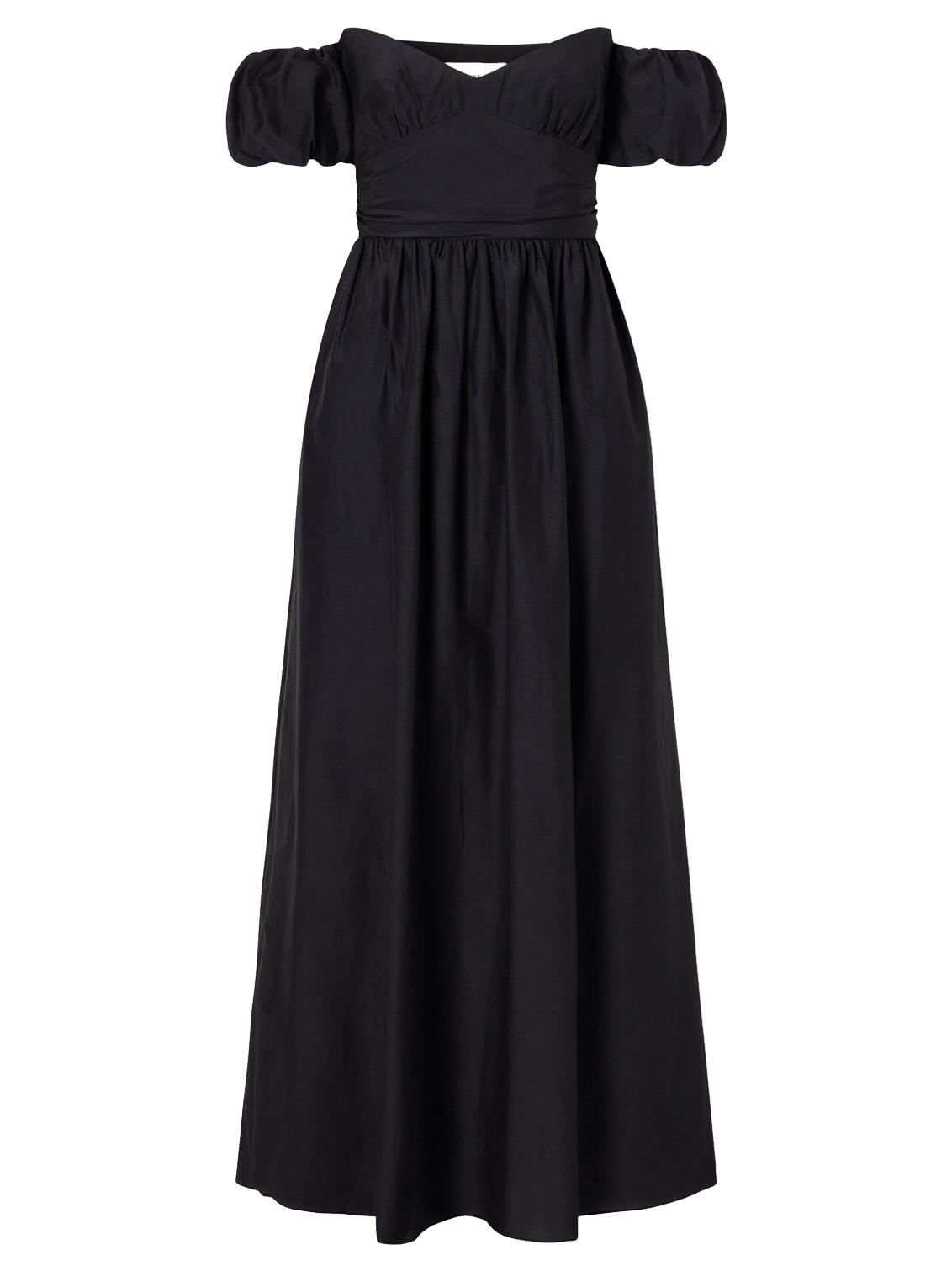 MATTEAU Matteau Organic Cotton-Blend Off Shoulder Midi Dress