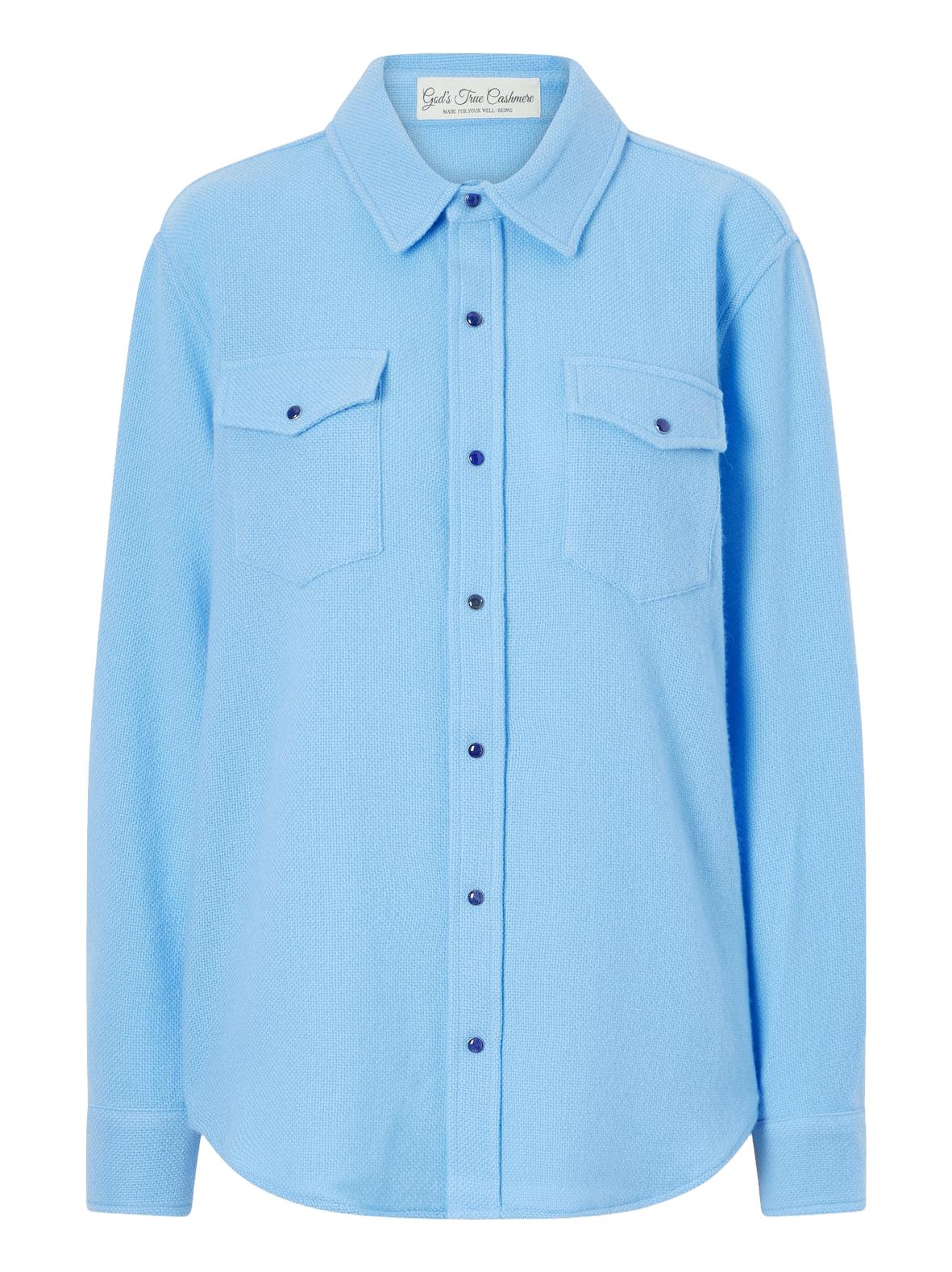 GOD’S TRUE CASHMERE God’s True Cashmere Lagoon Cashmere Shirt