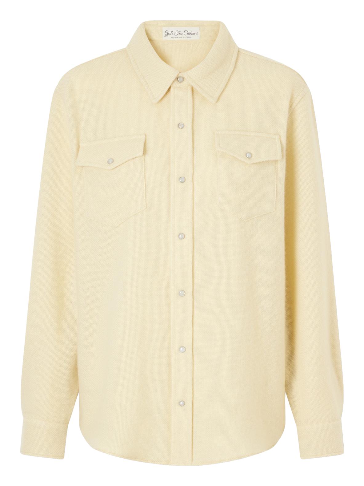 GOD’S TRUE CASHMERE God's True Cashmere Daffodil Cashmere Shirt