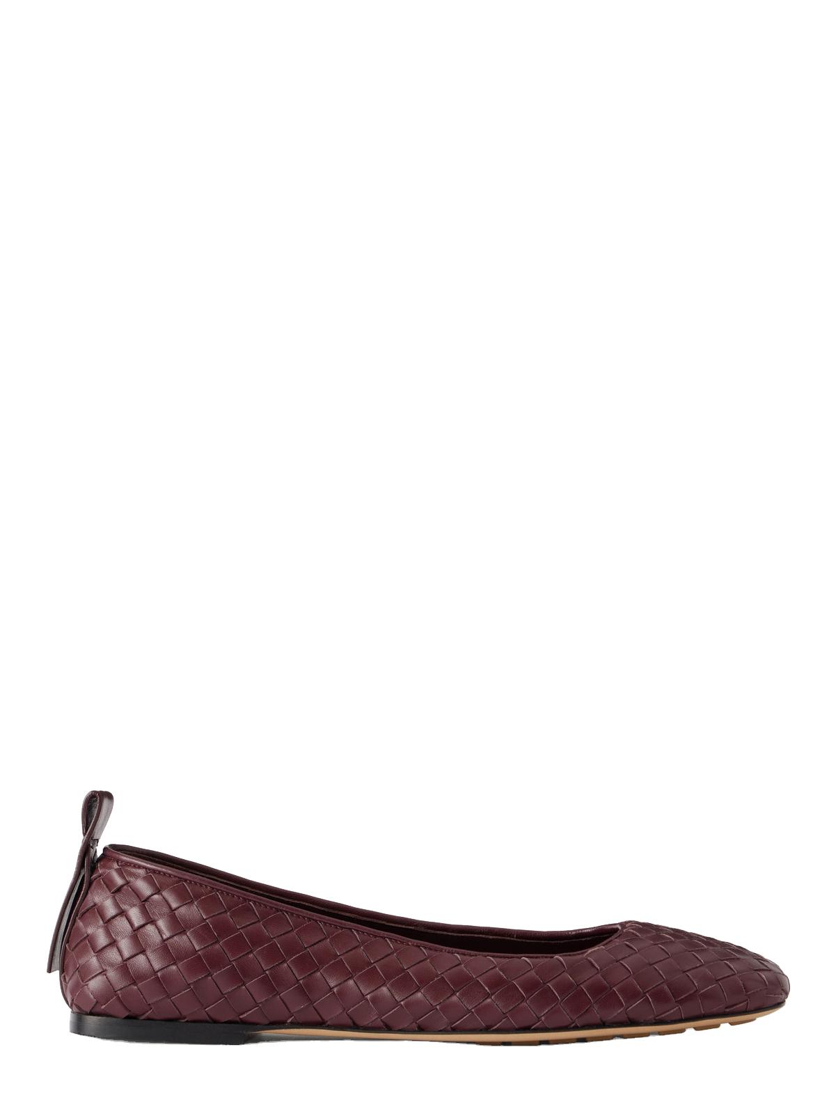BOTTEGA VENETA Bottega Veneta Charlotte Intrecciato Leather Ballet Flats