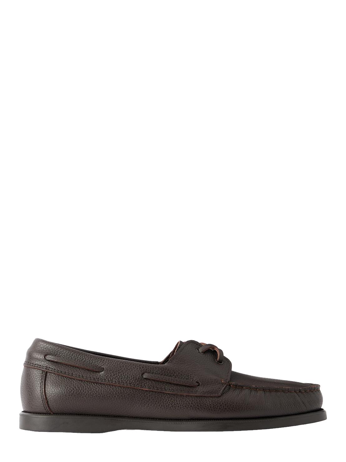 MORJAS MORJAS Full-Grain Leather Boat Shoes