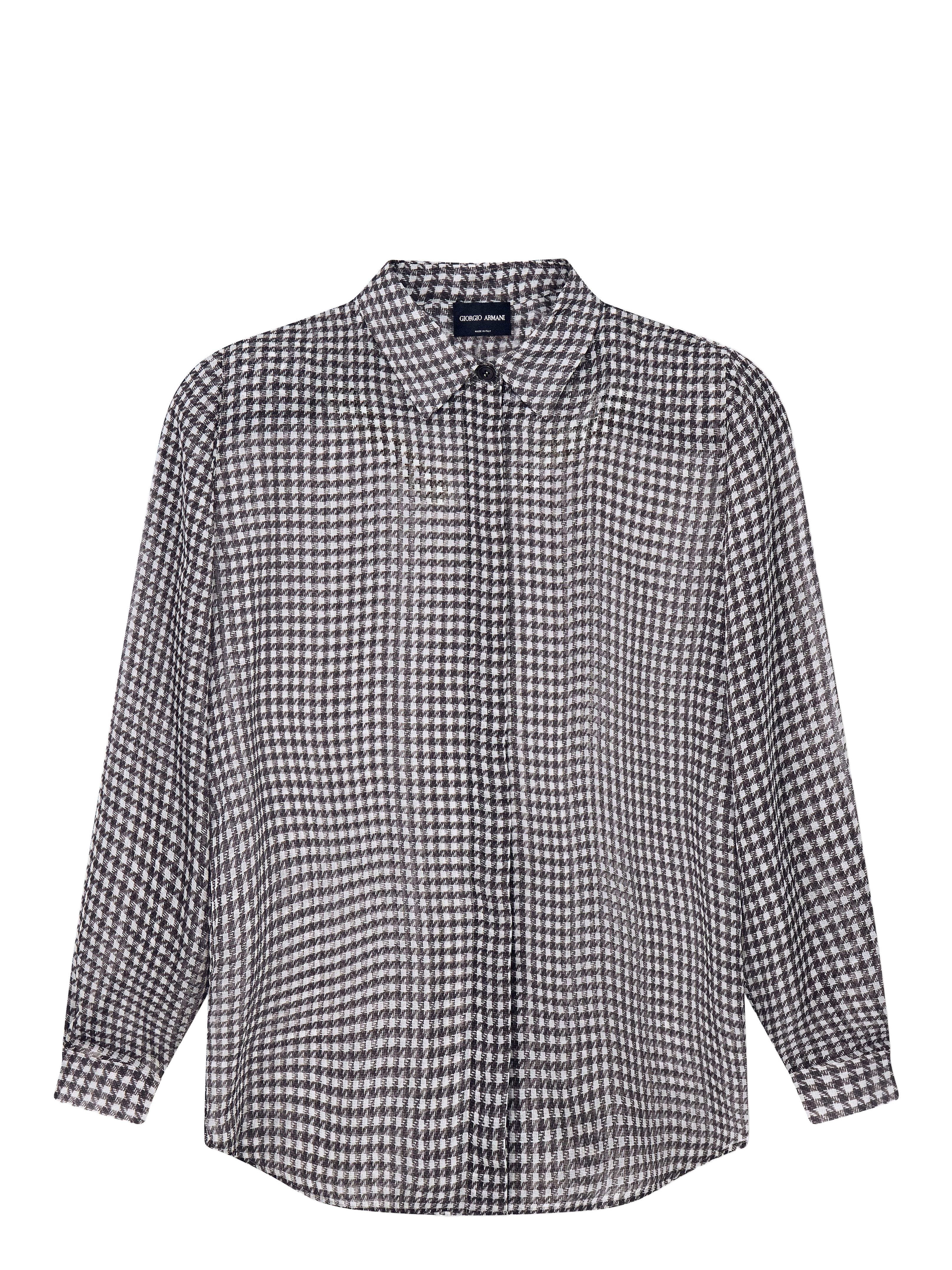 GIORGIO ARMANI Giorgio Armani Archivio SS1983 Houndstooth Shirt