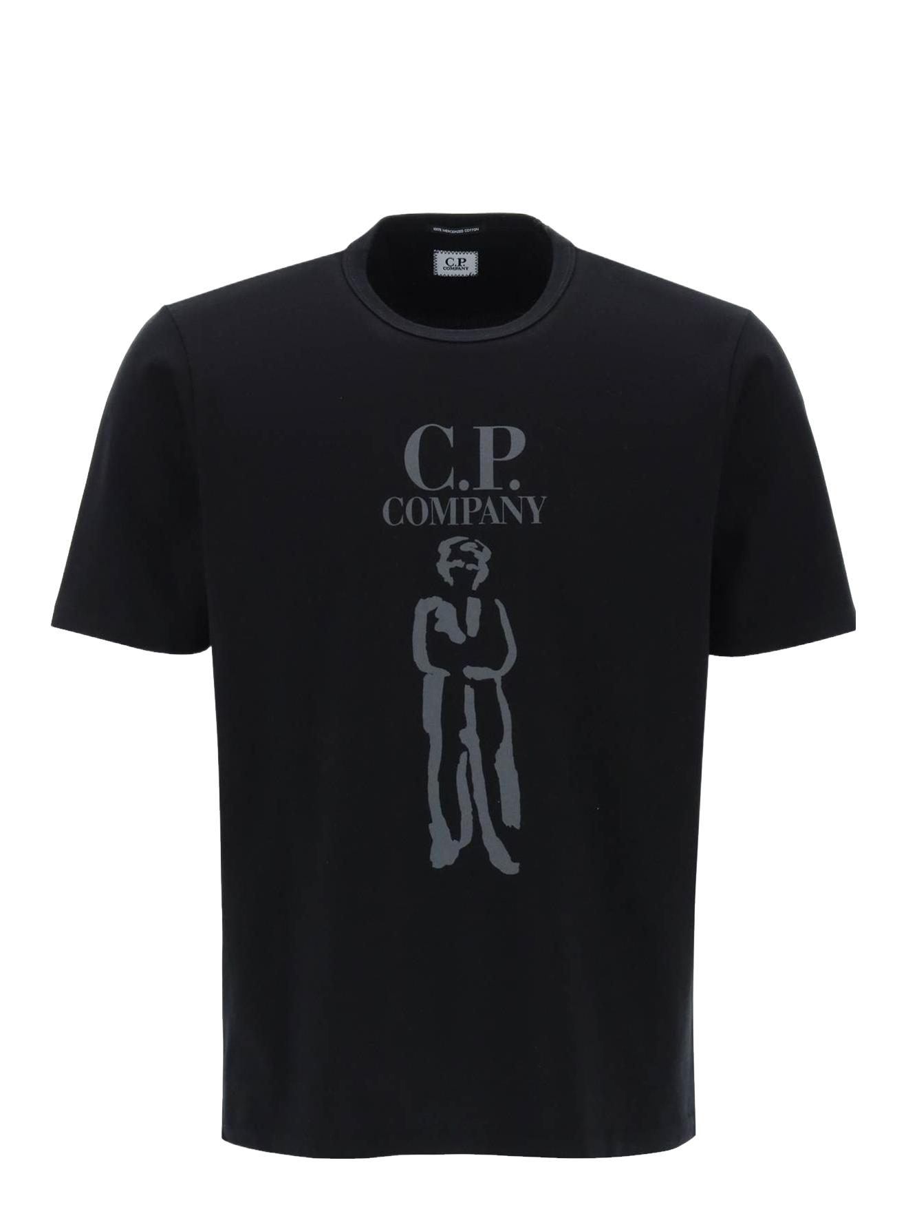 C.P. COMPANY logo-print cotton T-shirt