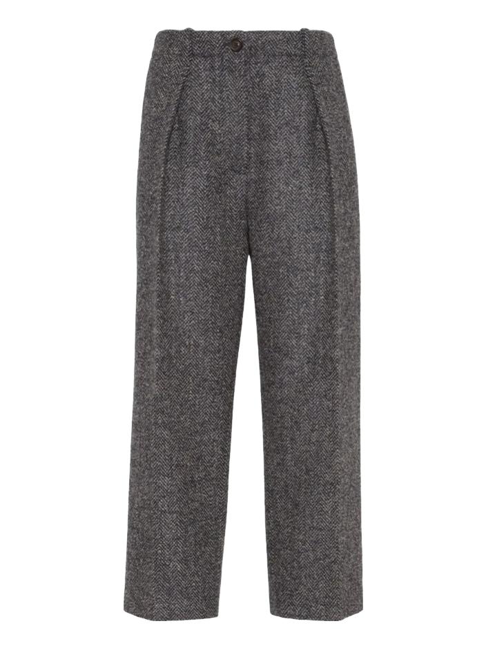 BRUNELLO CUCINELLI Brunello Cucinelli High-Waisted Pleated Trousers