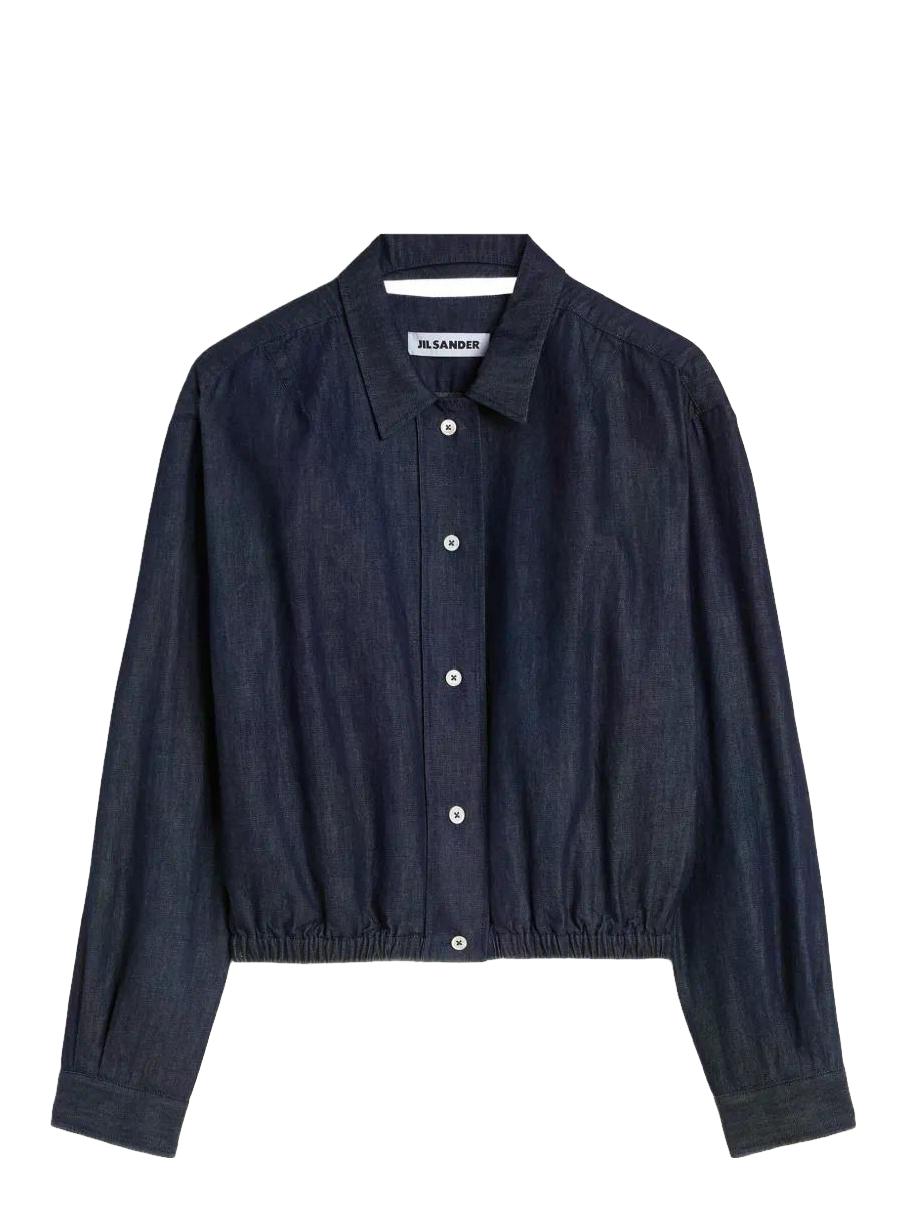 JIL SANDER Jil Sander Elasticated-Hem Cotton Jacket