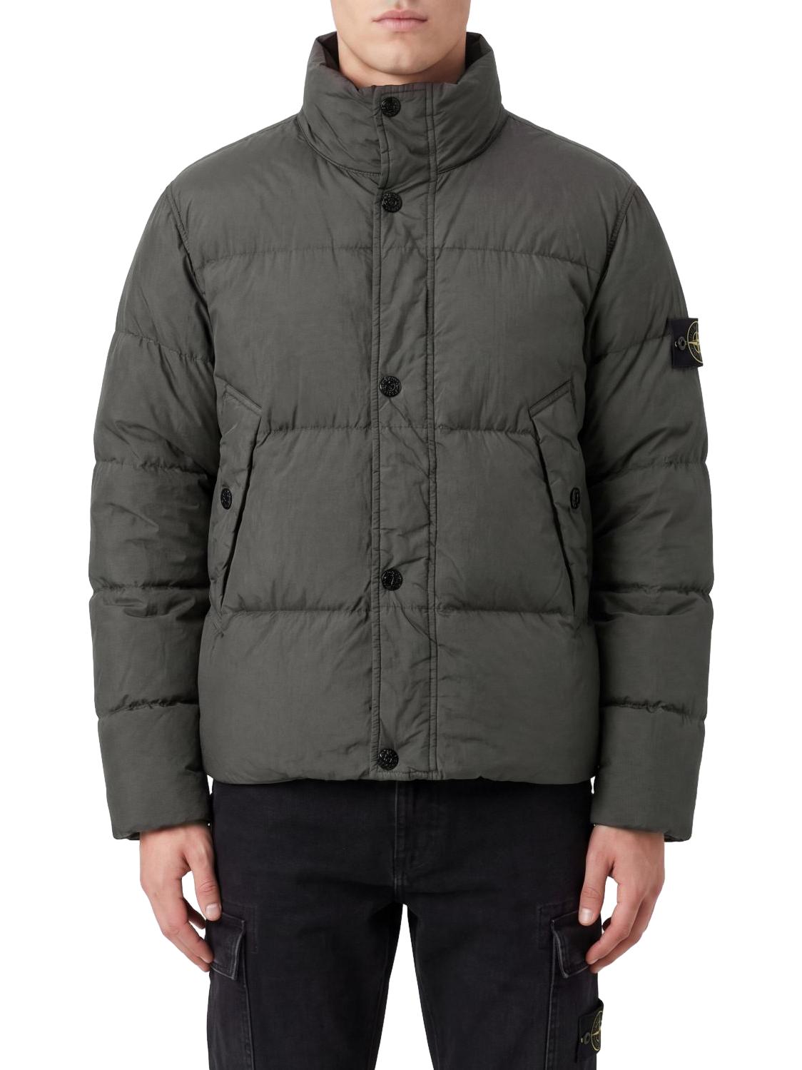 STONE ISLAND Stone Island Quilted Water-Repellent Nylon Down Jacket