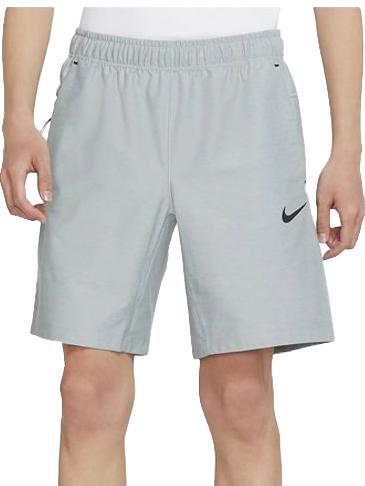 NIKE nike alphabet printing single breasted lapel short sleeve shirt gray